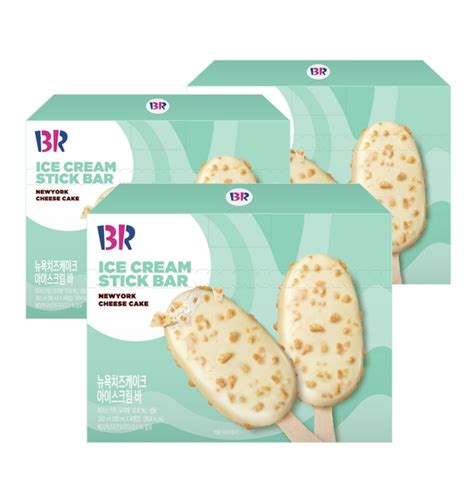 배스킨라빈스 아이스크림 바 뉴욕치즈케이크 12개 4eax3박스 티몬