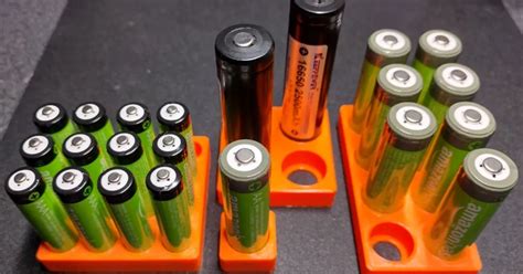 Parametric Battery Holder Cadquery Customizable By Jmwright
