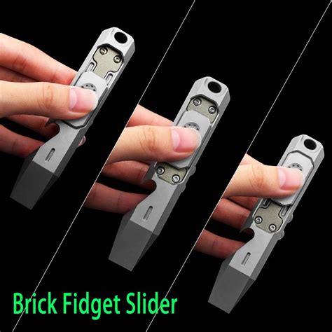 Titanium Edc Fidget Slider Multi Tool Keygadgetry
