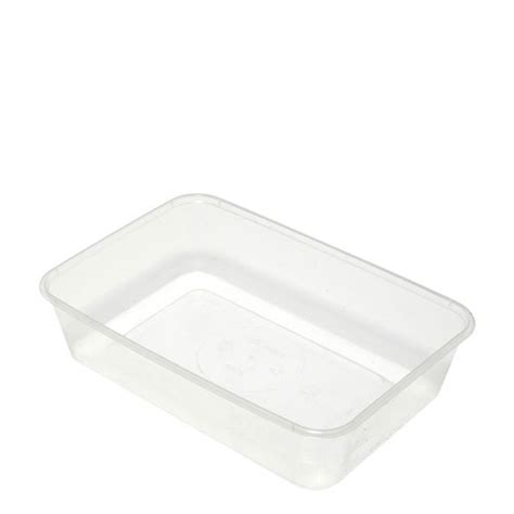 750ml Rectangular Container Pp Microwavable Clear Urban Packaging