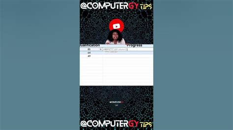 Excel Rept Function Youtube