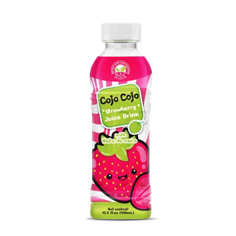 Premium Strawberry Juice With Nata De Coco Refreshing And Nutritious Drink