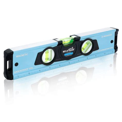 Melotough 12 Inch Torpedo Level Magnetic Small Leveler Tool Aluminum