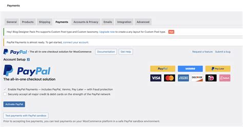 Unable To Connect Paypal Account To Woocommerce · Issue 1197 · Woocommercewoocommerce Paypal
