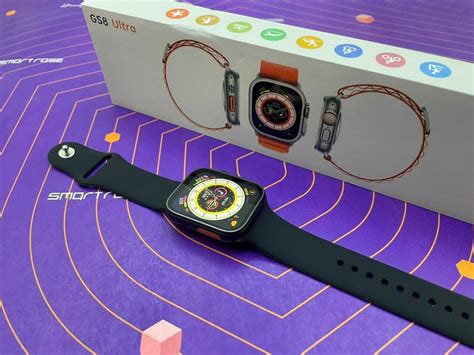 GS Ultra Smartwatch Black Square Uptown Tech