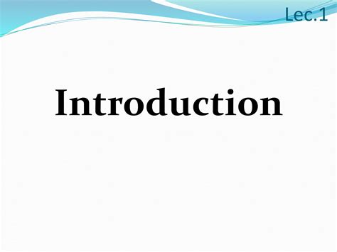 Lec 1 Introductionpdf