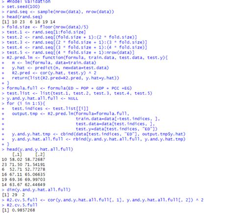 Output In Console For Model Validation Download Scientific Diagram
