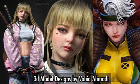 Design Inspiration Daily Inspiration 15 Anatomically Detailed 3d Model Designs By Vahid Ahmadi