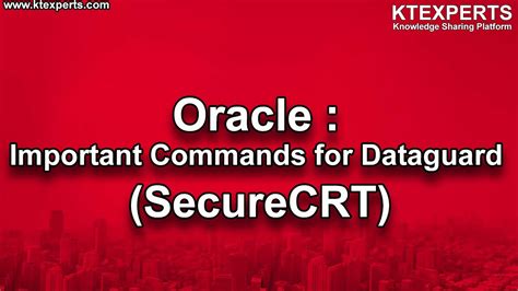 Oracle Important Asm Commands Ktexperts