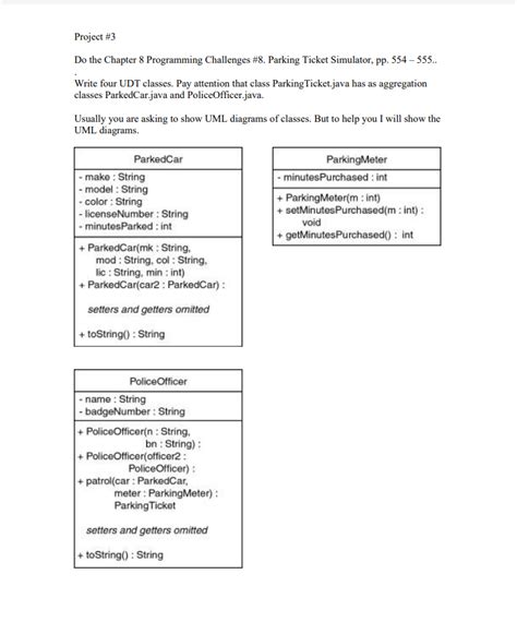 project 3 do the chapter 8 programming challenges