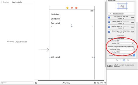 Ios Tutorial Resolve Uilabel Priority Conflict