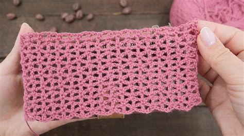 Узор Текстурная сетка крючком Youtube