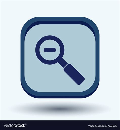 Magnifier Reduction Royalty Free Vector Image Vectorstock
