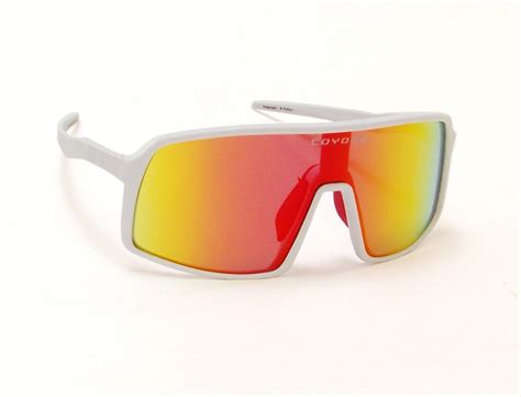 One Piece Lens Wrap Python Sunglasses Coyote Eyewear