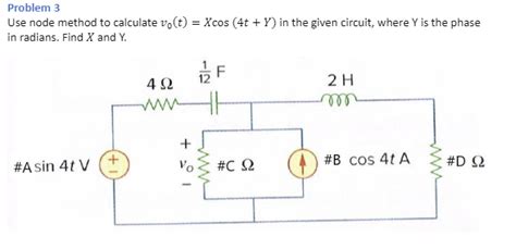 solved problem 3use node method to calculate