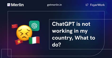 ChatGPT Is Not Working In My Country