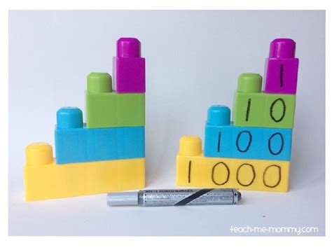 Place Value Building Blocks Math Activities Elementary Teaching