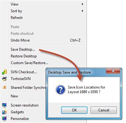 Restore Desktop Layout On Windows Hack The Planet