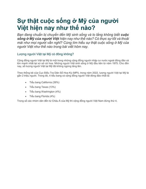 Cuoc Song O My Cua Nguoi Viet Docx