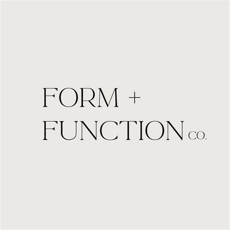 Who Are We Form And Function Co