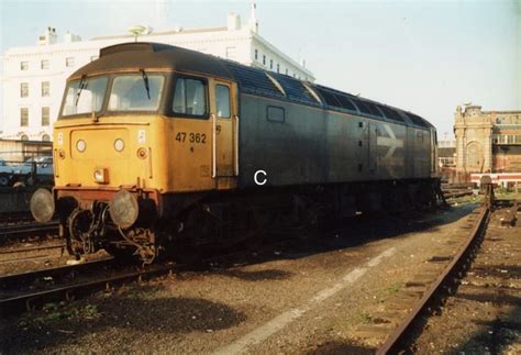 British Railway Br Photograph Class 37 37045 At Darlington 2706