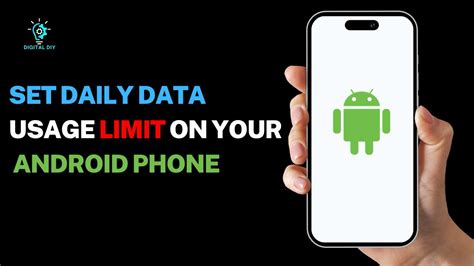 How To Set Daily Data Usage Limit On Your Android Phone Youtube