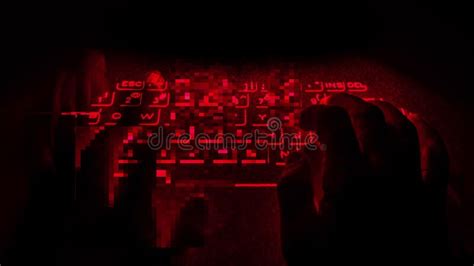 A Virtual Computer Keyboard Stock Footage Video Of Hacking Programming