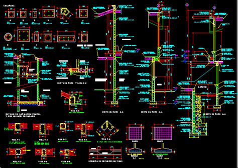 Detalles Estructurales En Dwg 18504 Kb Librería Cad