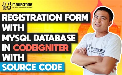 Simple Registration Form In Codeigniter With Database