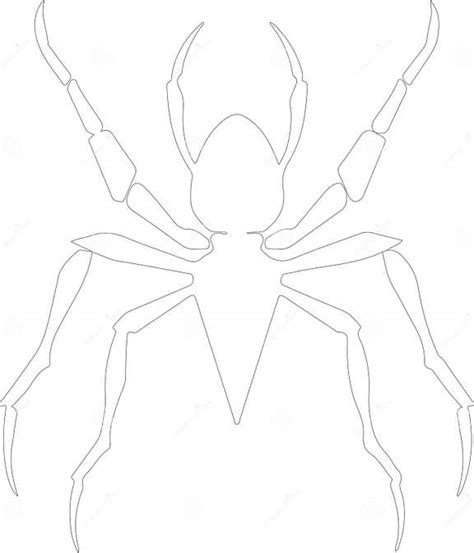 Assassin Bug Outline Silhouette Generative Ai Stock Vector