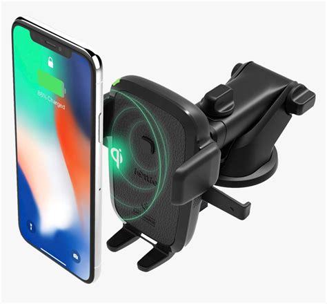 Iottie Easy One Touch Wireless Car Charger Hd Png Download Kindpng