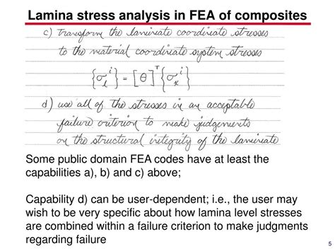 Ppt Composite Structural Analysis And Design Issues Powerpoint
