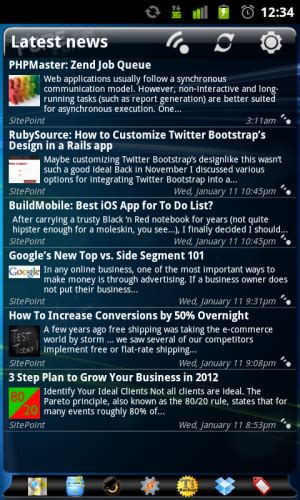 Pure News Widget — Sitepoint