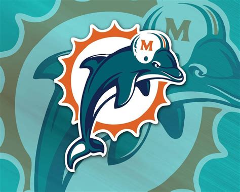 Download Nfl Teams Miami Dolphins Logo Wallpaper