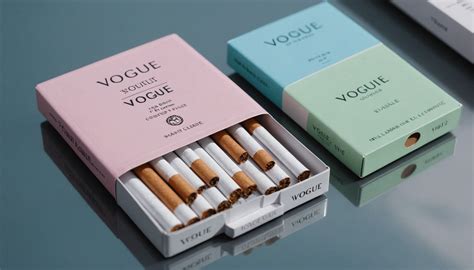 Cigarettes Vogue Pastel Ou Bleu Différence Glamour