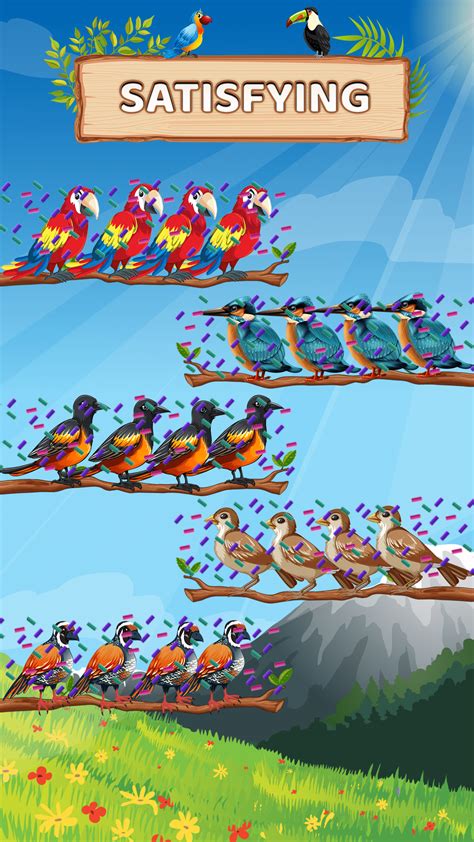 Bird Sort Puzzle Master Fun Color Sorting Relaxing Sortpuzz Gameamazondeappstore For Android