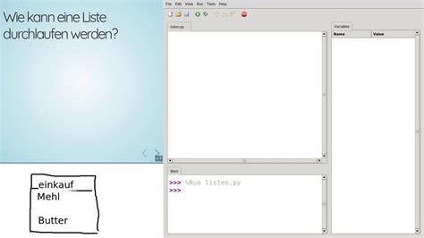 Einstieg Listen Mit Python Youtube