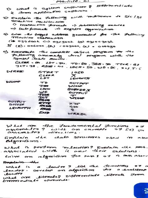 Ss Imp Questions Pdf Computer Architecture Computer Engineering