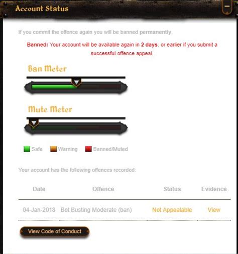 just got 2day banned botting and bans osbot 2007 osrs botting