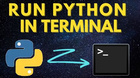 How To Run Python In Terminal And Command Prompt Youtube
