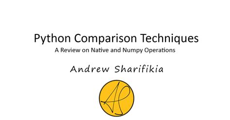 My Article On Comparison Techniques In Python Alireza Sharifikia Posted On The Topic Linkedin
