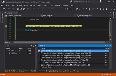 Calculating Sum Of Squares In C Stack Overflow