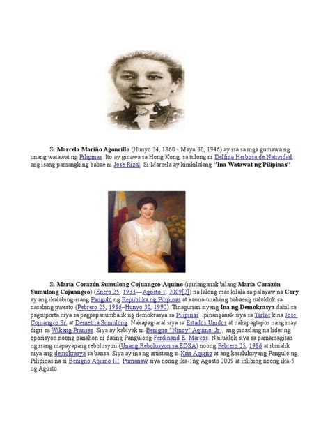 Mga Sinaunang Pilipinong Babae Pdf