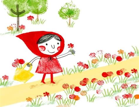 Красная Шапочка в детских рисунках Лёгкие срисовки