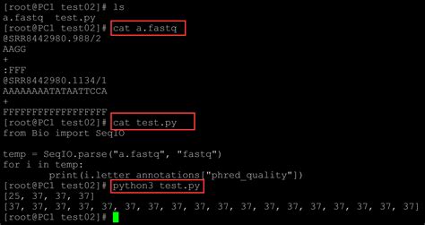 python 中 bio中seqio模块处理fastq数据 小鲨鱼2018 博客园
