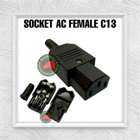 Jual Soket Ac Cpu 220v 10a C13 C14 Soket Cpu Shopee Indonesia