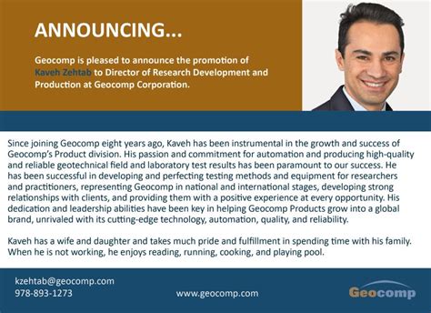 Geotechnical Engineering Research Production Promotion Geocomp And Geotesting Express