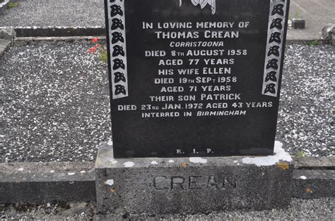 Patrick Crean 1929 1972 Find A Grave Memorial