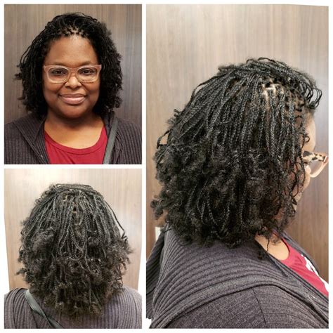 Starter Micro Locs With Extensions Moksa Gren