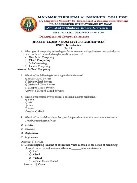 21ucse61 Cc Unit 1 Question Bank Pdf